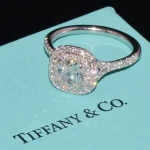 Tiffany & Co. | Jewelry | Genuine Tiffany Co Natural 3cts Diamond ...